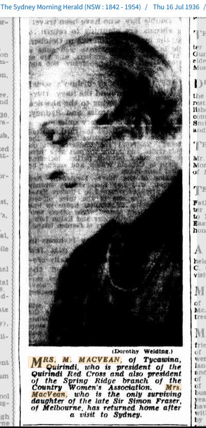 The Macveans through the 1920s and ’30s. – JOHN'S FAMILY HISTORY